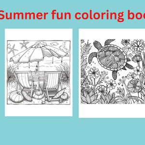 38 Adult and Child Coloring Pages: Summer Coloring Pages | Holiday ...