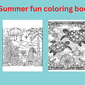 38 Adult and Child Coloring Pages: Summer Coloring Pages | Holiday ...