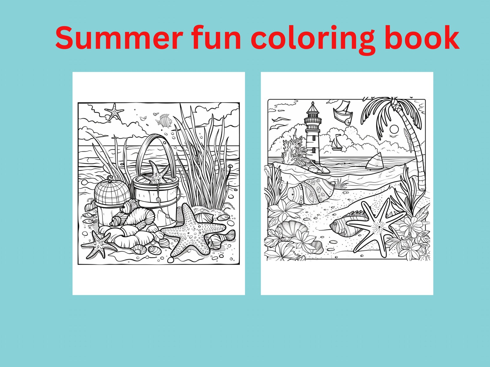 38 Adult and Child Coloring Pages: Summer Coloring Pages | Holiday ...