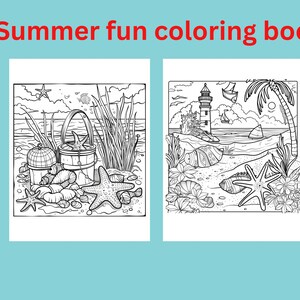 38 Adult and Child Coloring Pages: Summer Coloring Pages | Holiday ...