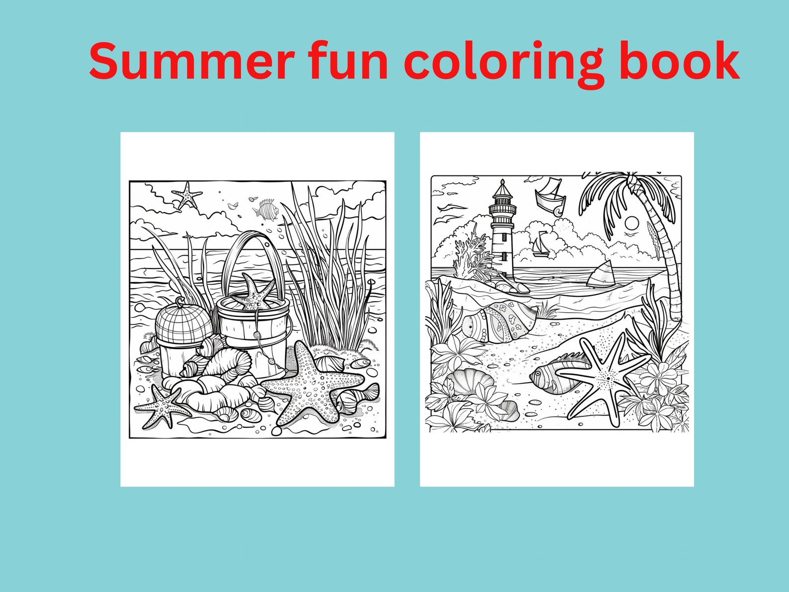 38 Adult and Child Coloring Pages: Summer Coloring Pages | Holiday ...