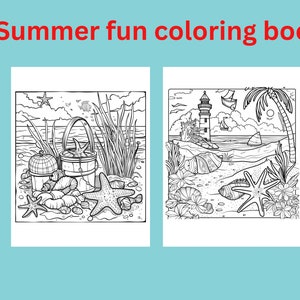 38 Adult and Child Coloring Pages: Summer Coloring Pages | Holiday ...