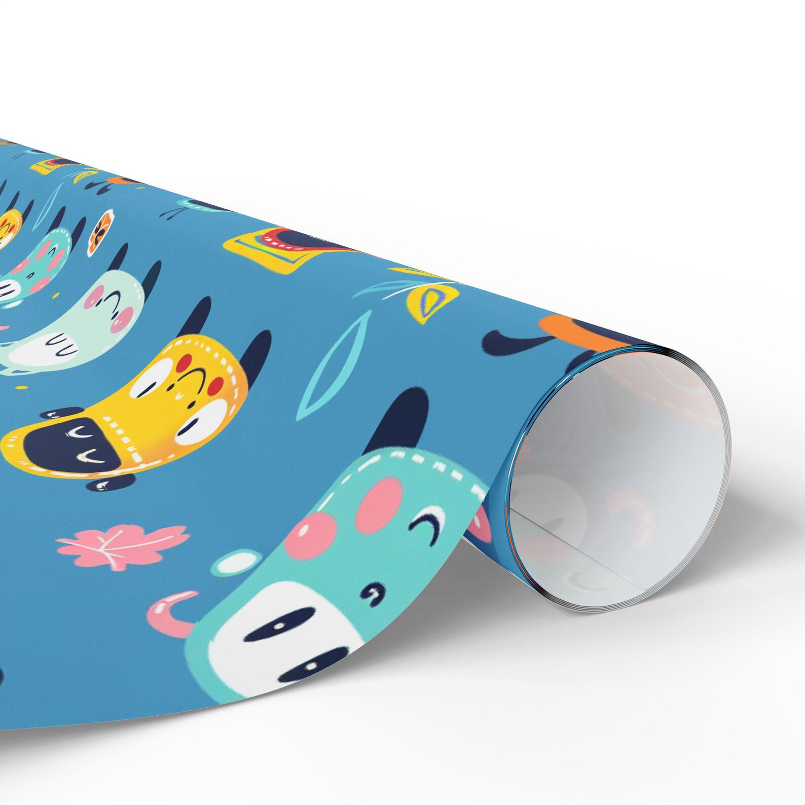 Baby Boy Gift Wrap: Smiley Cars - Baby Shower or Birthday Present - Etsy