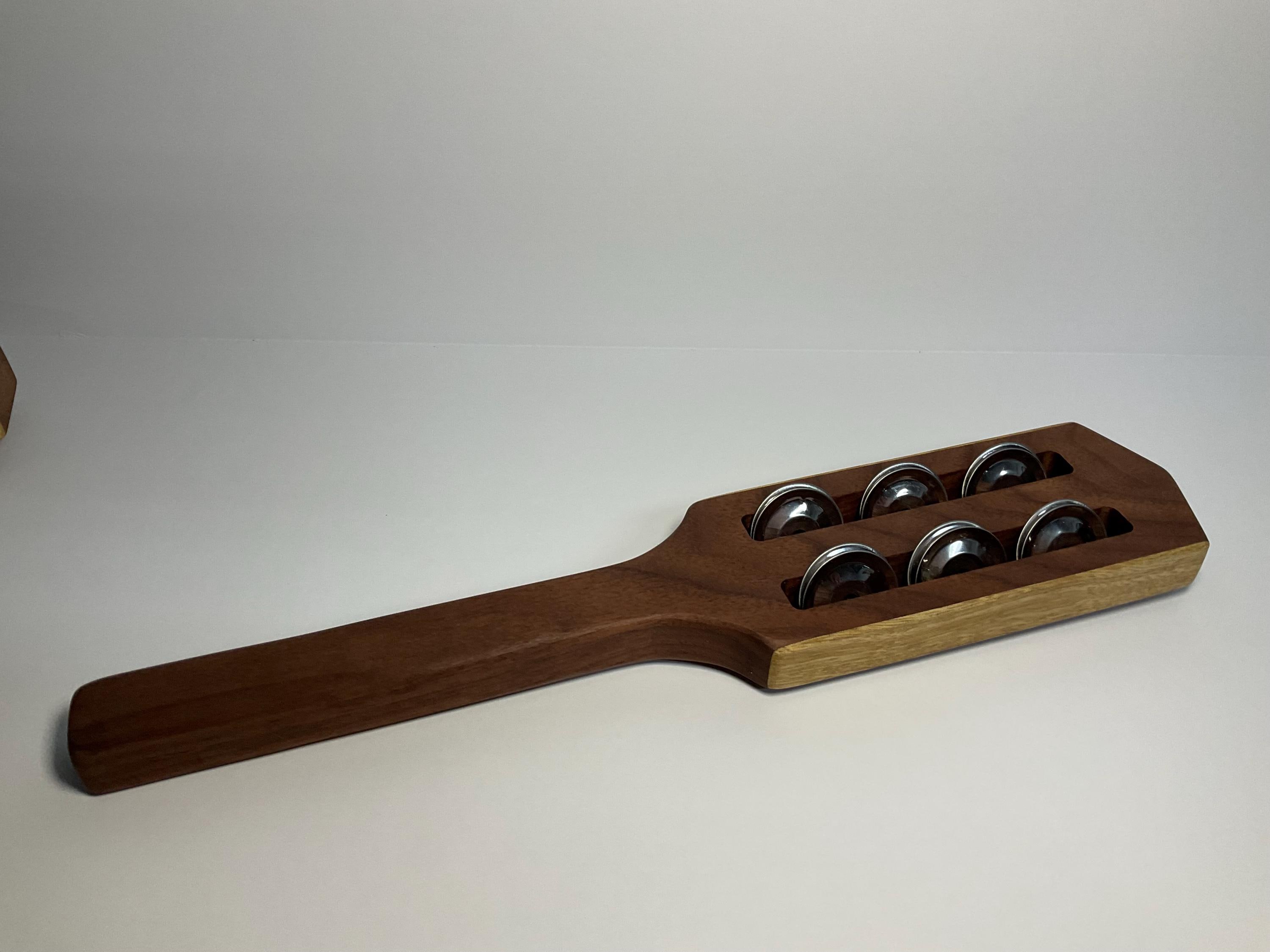 Tambourine Stick Made of Solid Hardwoods. A Hand Percussion Instrument ...