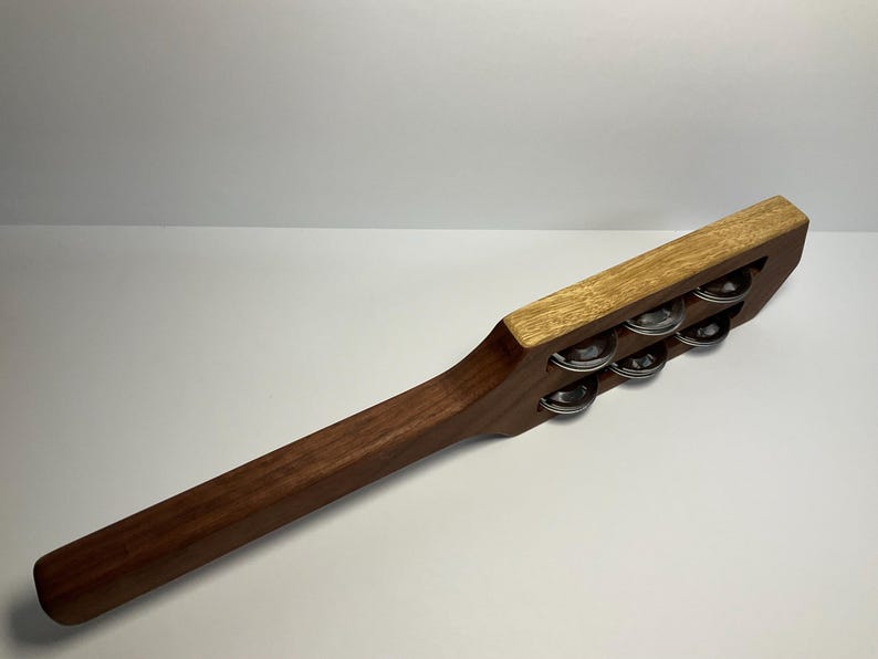 Tambourine Stick Made of Solid Hardwoods. A Hand Percussion Instrument ...