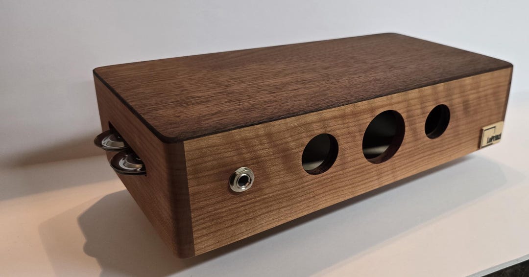 Travel Size Cajon Hand Drum With Cymbals and Pickup. A Compact ...