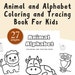 Animal and Alphabet Coloring and Tracing Book for Kids | Learning ...