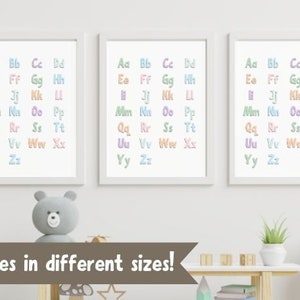 Bundle ABC Flashcards and ABC Poster | Alphabet Flash Cards Printable ...