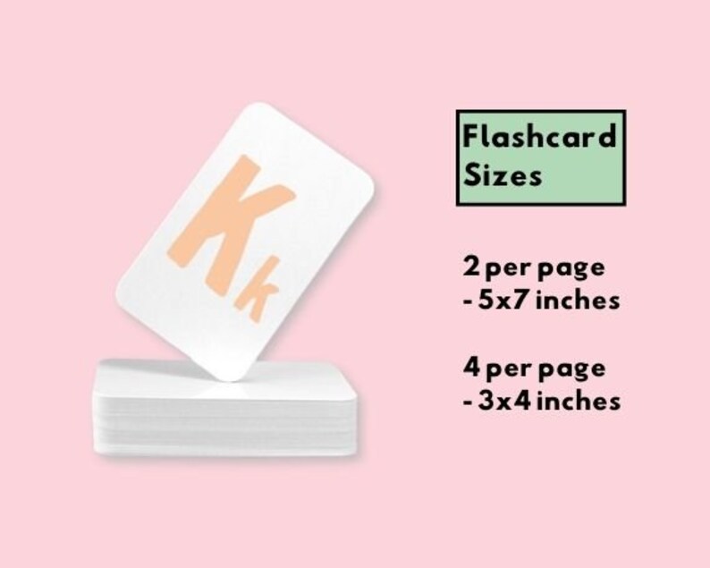 Bundle ABC Flashcards and ABC Poster | Alphabet Flash Cards Printable ...