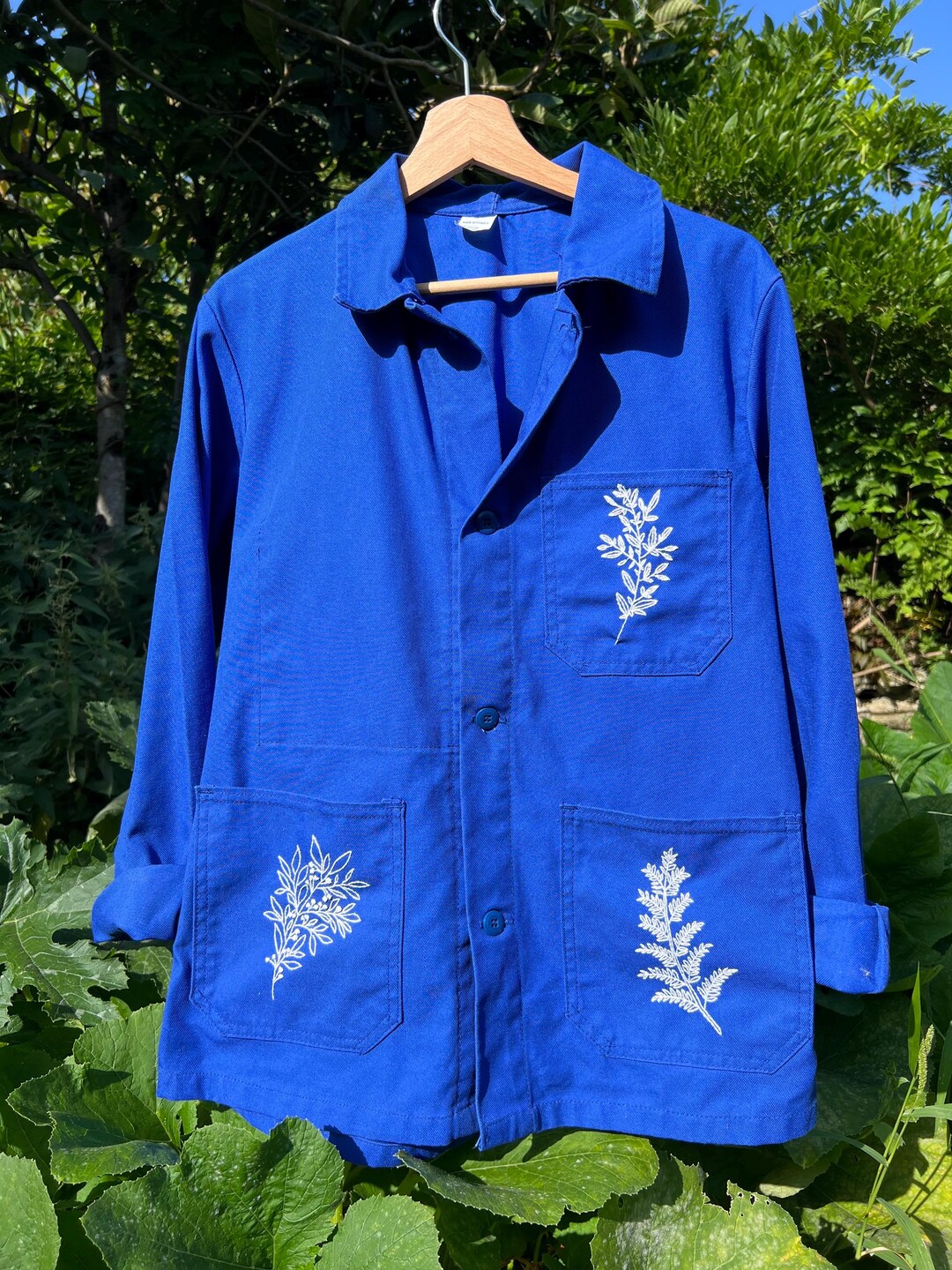 Embroidered Work Jacket - Etsy