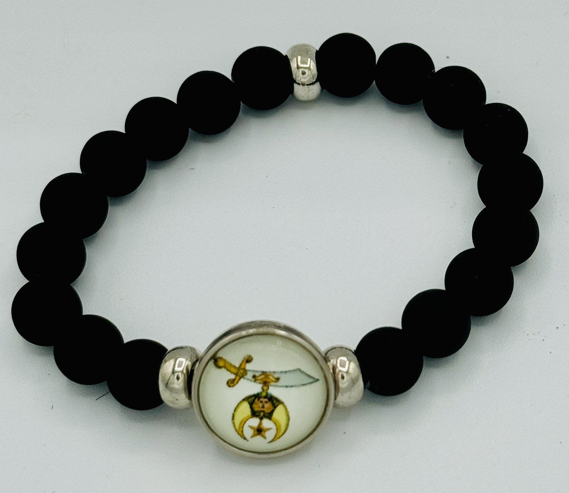 Shrine Colored Infinity Band With Emblem Button - Etsy