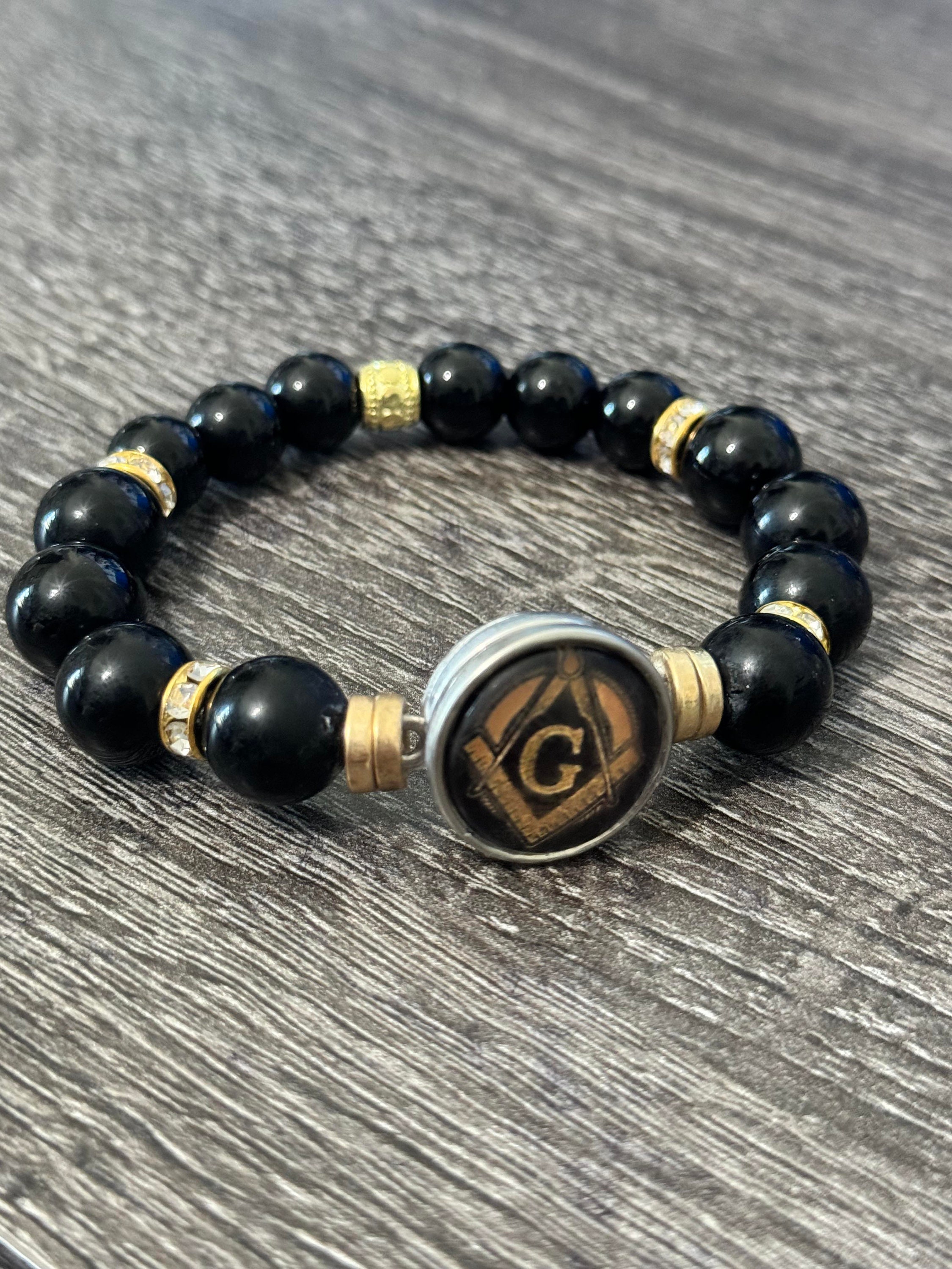 Masonic Button Bracelet - Etsy