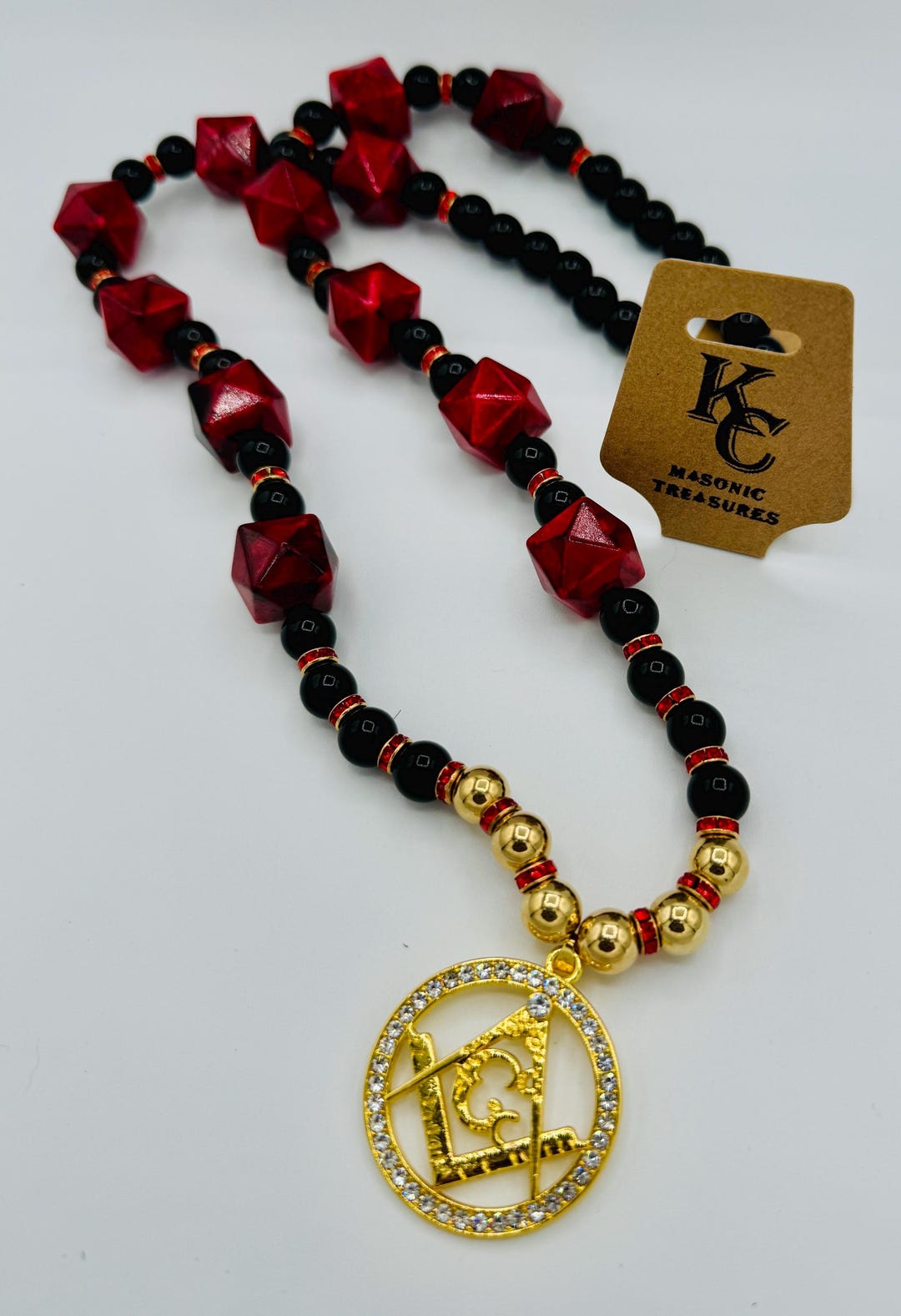 Compass and Square Emblem Masonic Necklace - Etsy