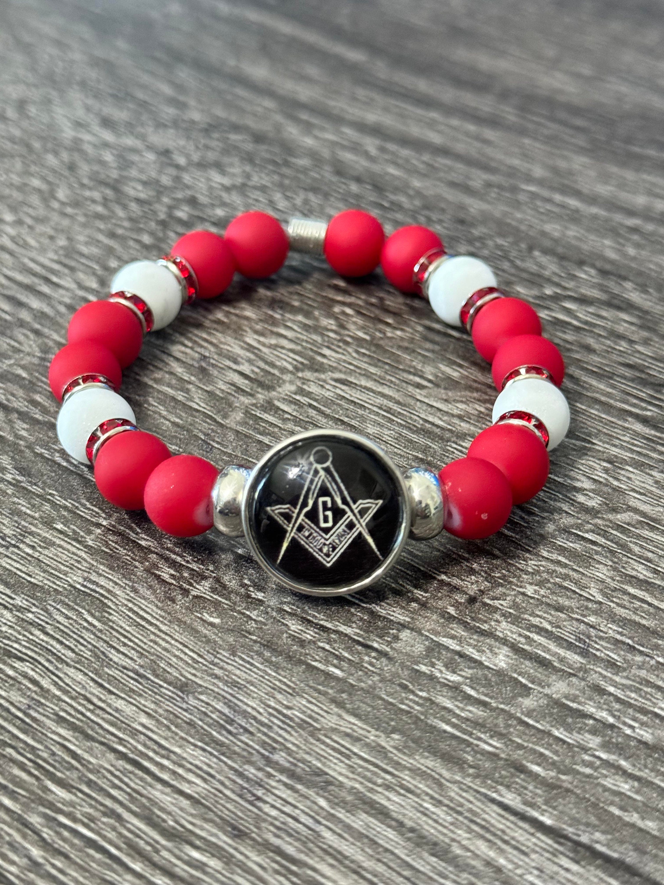 Masonic Button Bracelet - Etsy