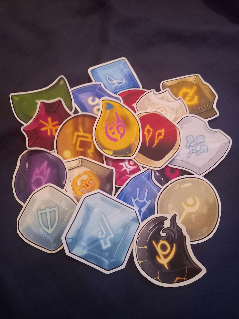 FFXIV Job Stone Stickers - Etsy