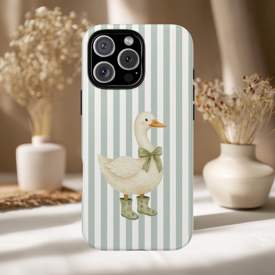 Cottagecore Goose Phone Case: Duck Design, Farmhouse Style - Etsy