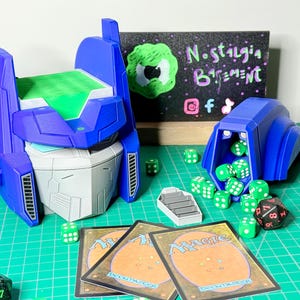 Optimus Prime Deck Box! Transformers MTG Pokemon Yugioh Commander EDH ...