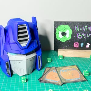 Optimus Prime Deck Box! Transformers MTG Pokemon Yugioh Commander EDH ...