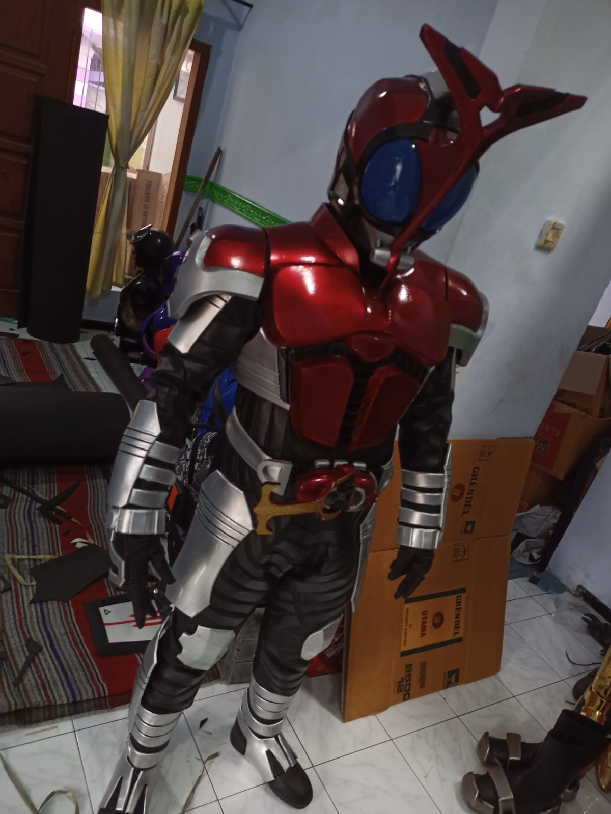 Kamen Rider Kabuto Tokusatsu Suit Wearable Cosplay Costume Commision ...