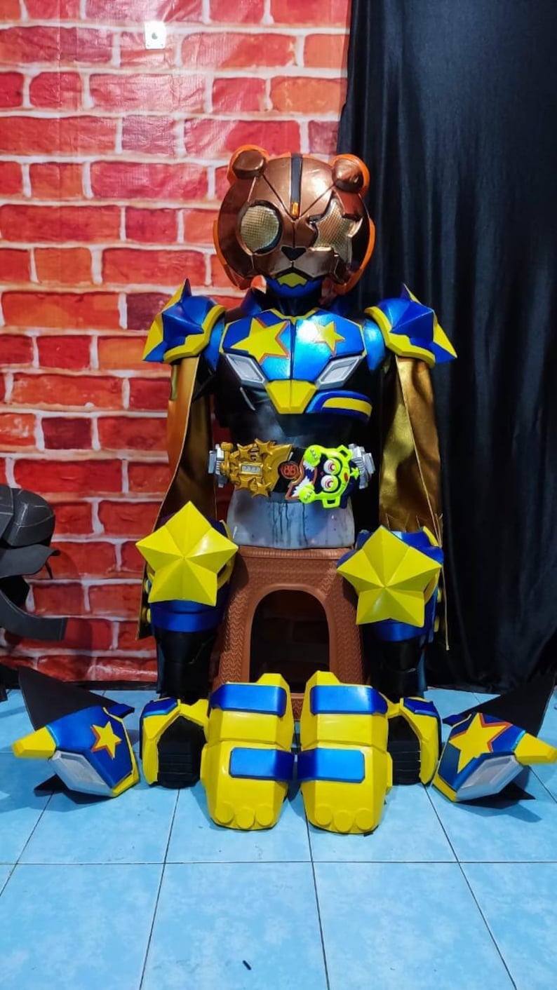 Kamen Rider Punkjack Monster Fever Form Wearable Cosplay Costume ...