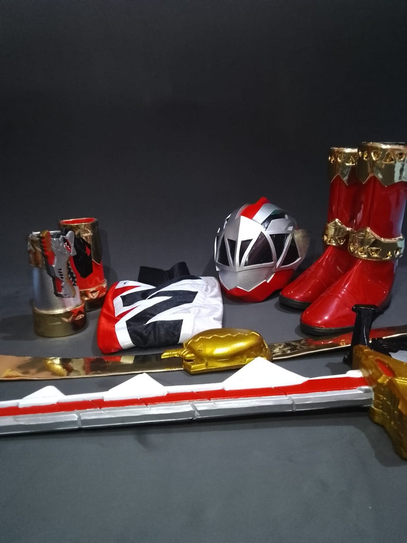 Kishiryu Sentai Ryusoulger Ryusoul Red Super Sentai Cosplay Wearable ...