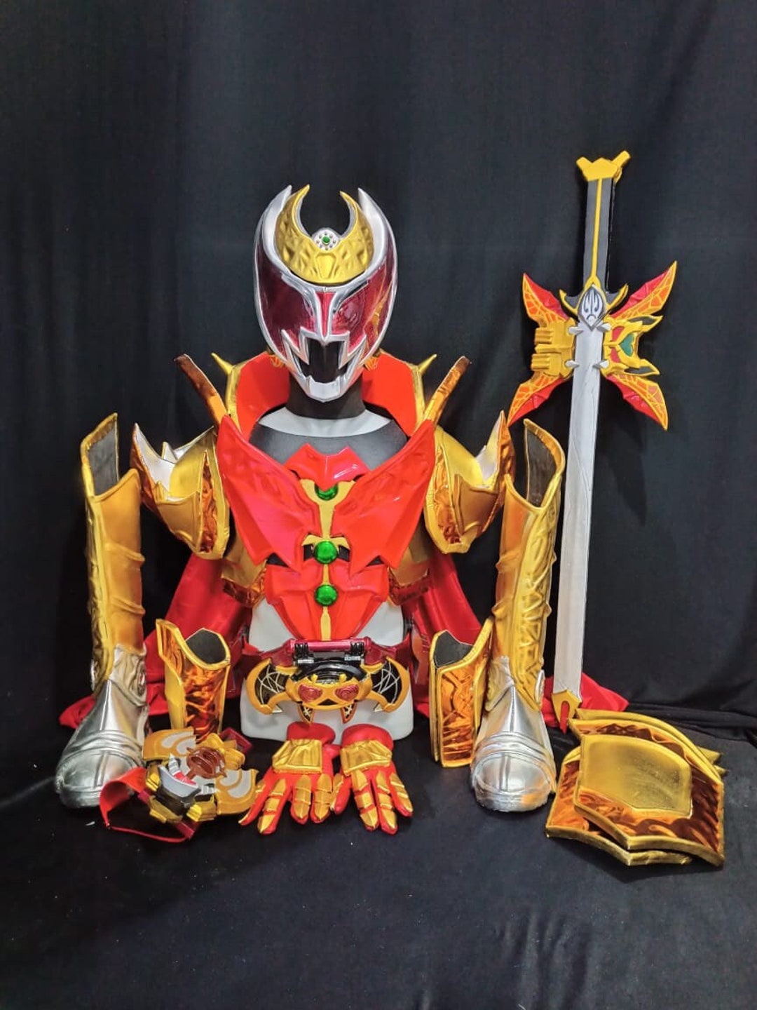 Kamen Rider Kiva Emperor Tokusatsu Suit Wearable Cosplay Costume ...