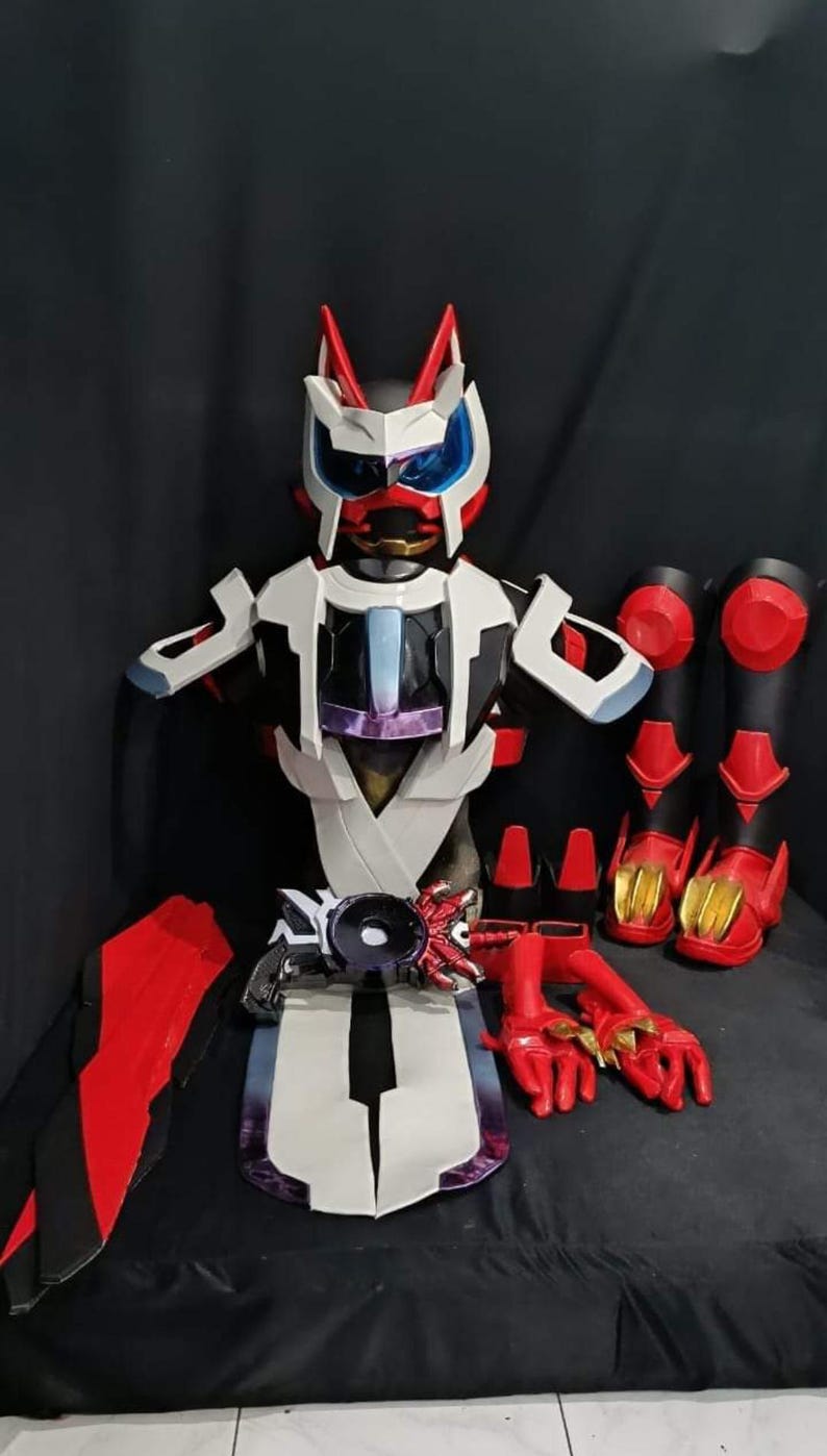 Kamen Rider Geats Lazer Boost Tokusatsu Suit Wearable Cosplay Costume ...