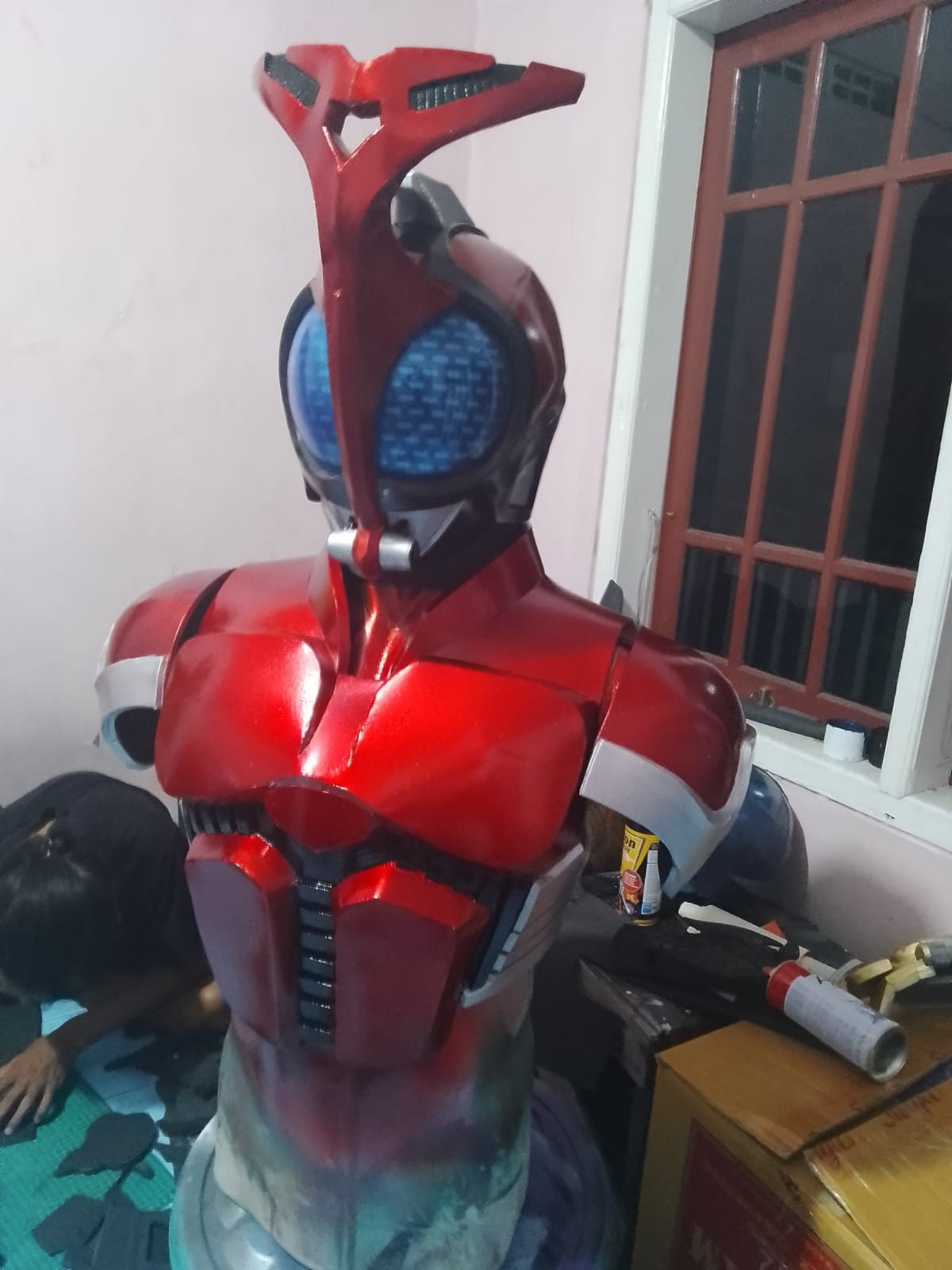 Kamen Rider Kabuto Tokusatsu Suit Wearable Cosplay Costume Commision ...