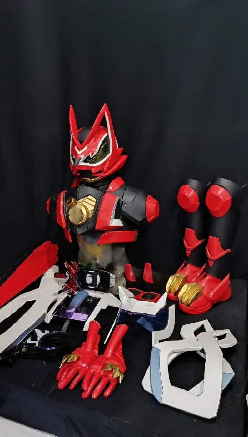 Kamen Rider Geats Lazer Boost Tokusatsu Suit Wearable Cosplay Costume ...