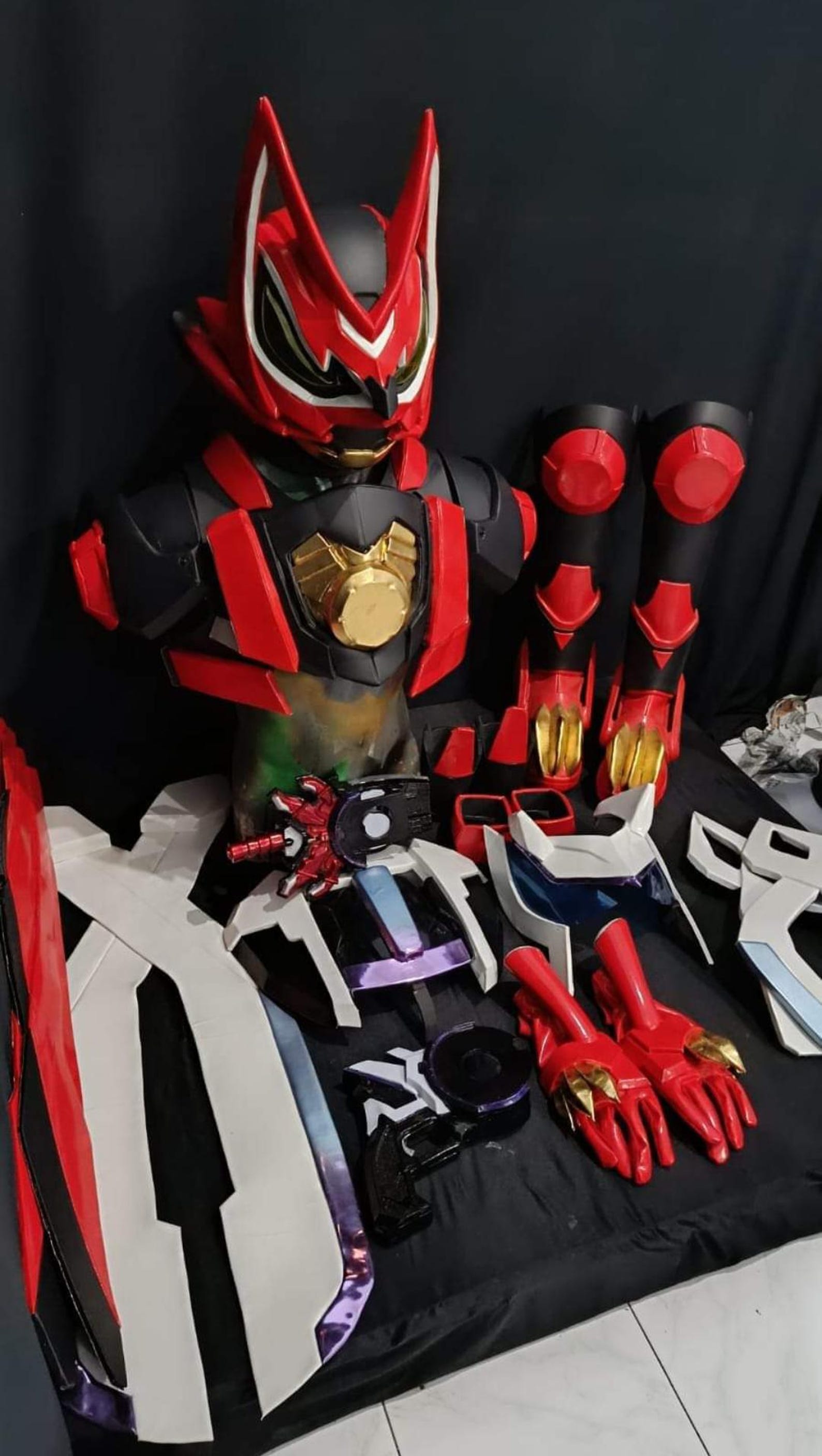 Kamen Rider Geats Lazer Boost Tokusatsu Suit Wearable Cosplay Costume ...