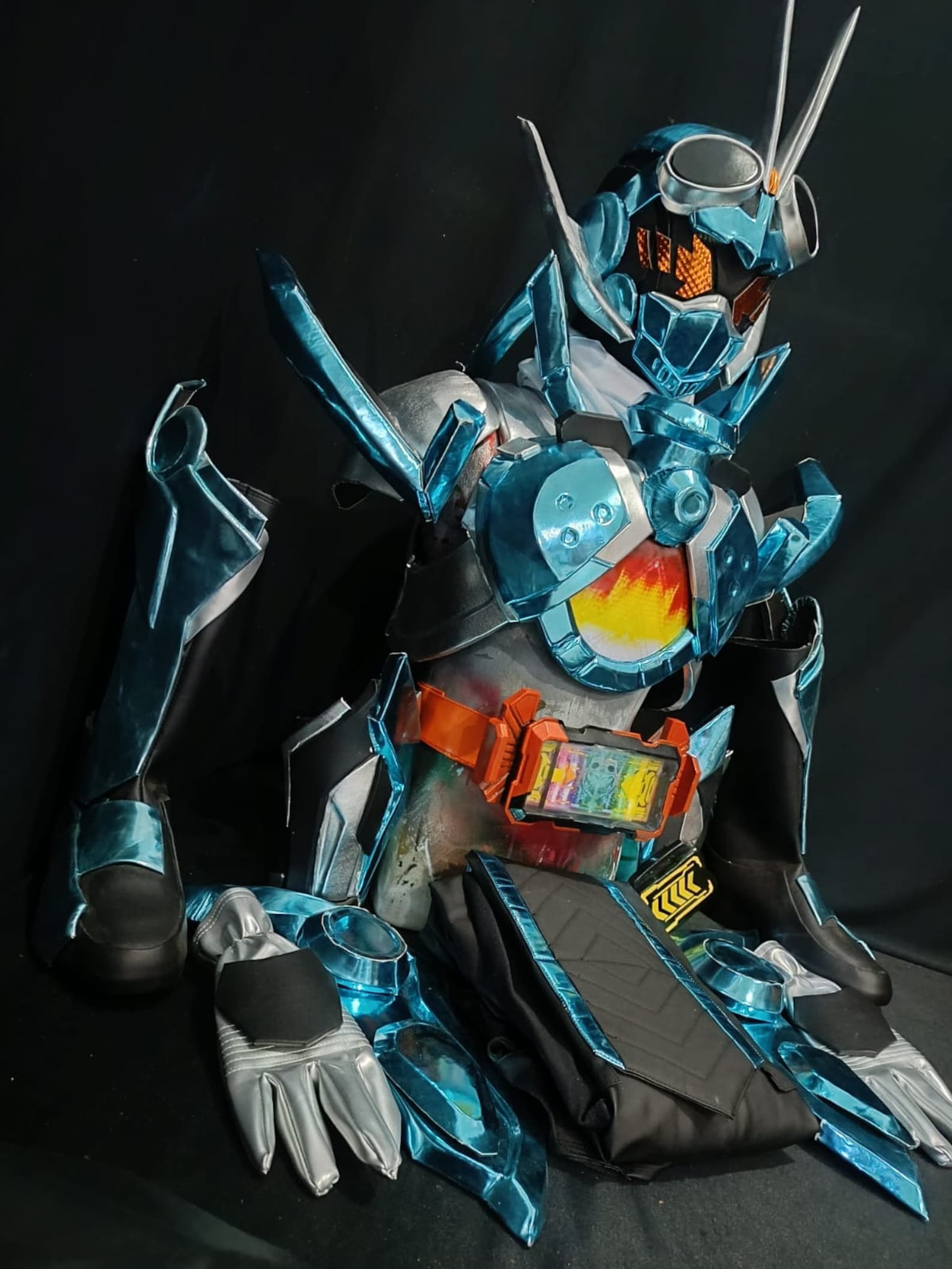 Kamen Rider Gotchard Steamhopper Cosplay Costume Tokusatsu Suit ...