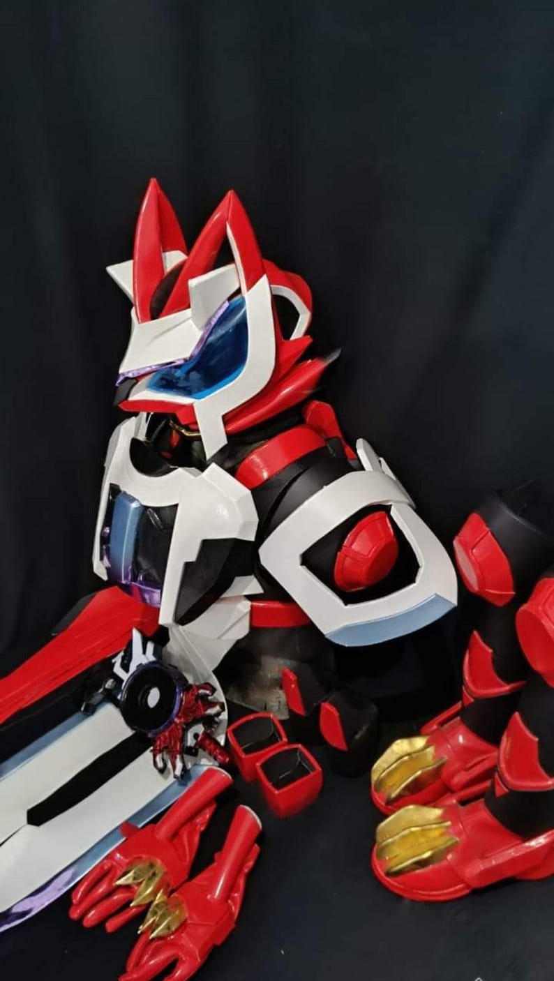 Kamen Rider Geats Lazer Boost Tokusatsu Suit Wearable Cosplay Costume ...