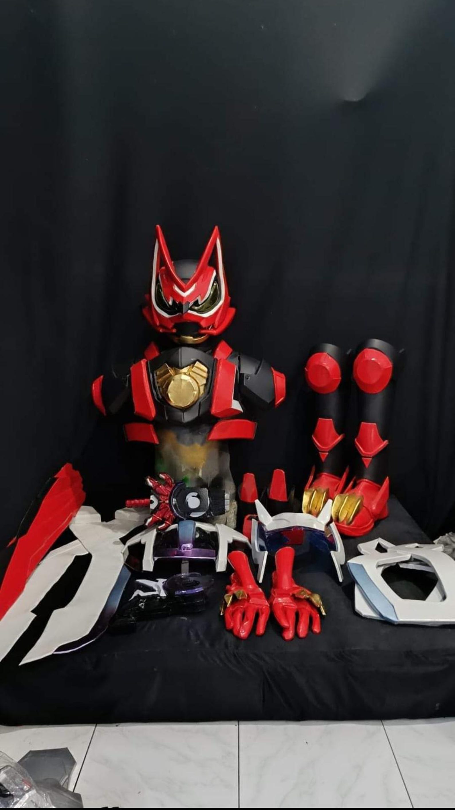 Kamen Rider Geats Lazer Boost Tokusatsu Suit Wearable Cosplay Costume ...