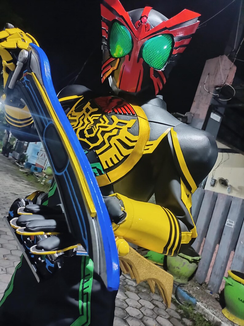 Kamen Rider OOO Tatoba Cosplay Costume Tokusatsu Suit Wearable Cosplay ...