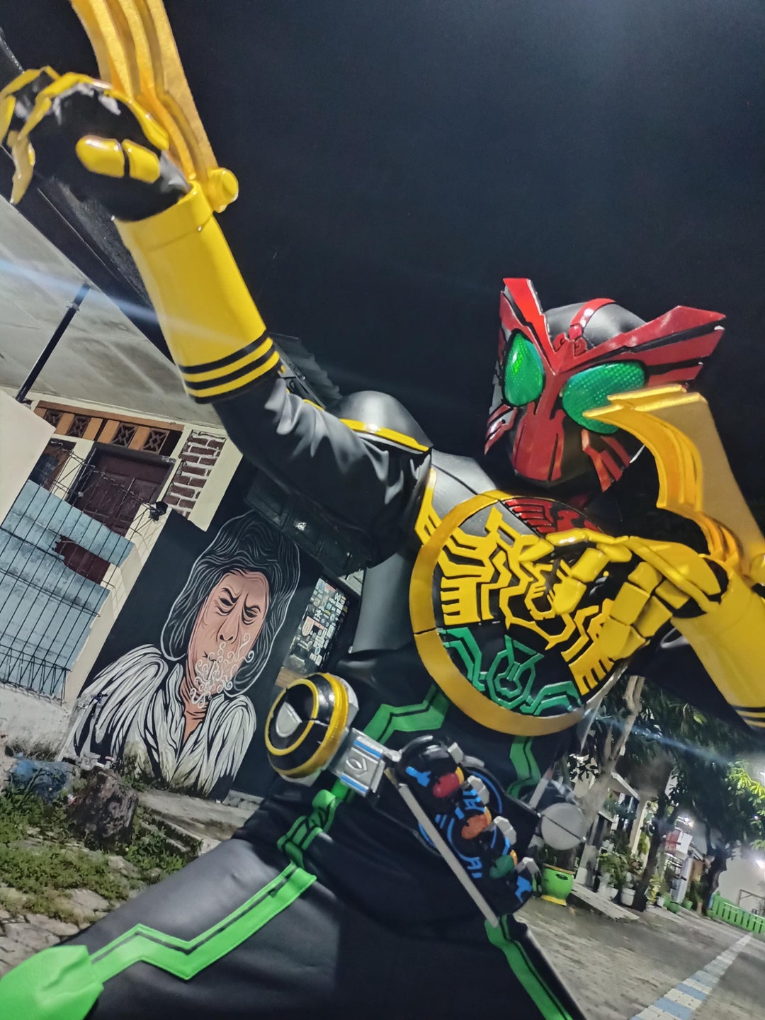 Kamen Rider OOO Tatoba Cosplay Costume Tokusatsu Suit Wearable Cosplay ...