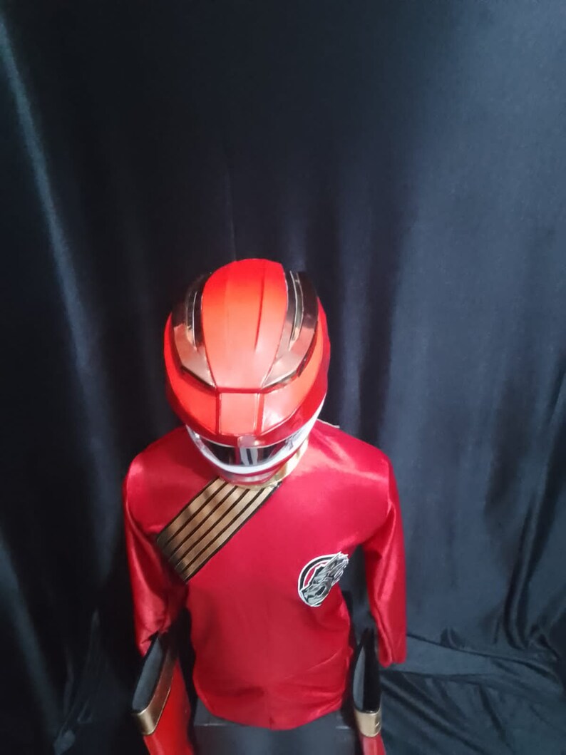 Gao Red Power Ranger Cosplay Costume: Wild Force Tokusatsu Suit - Etsy