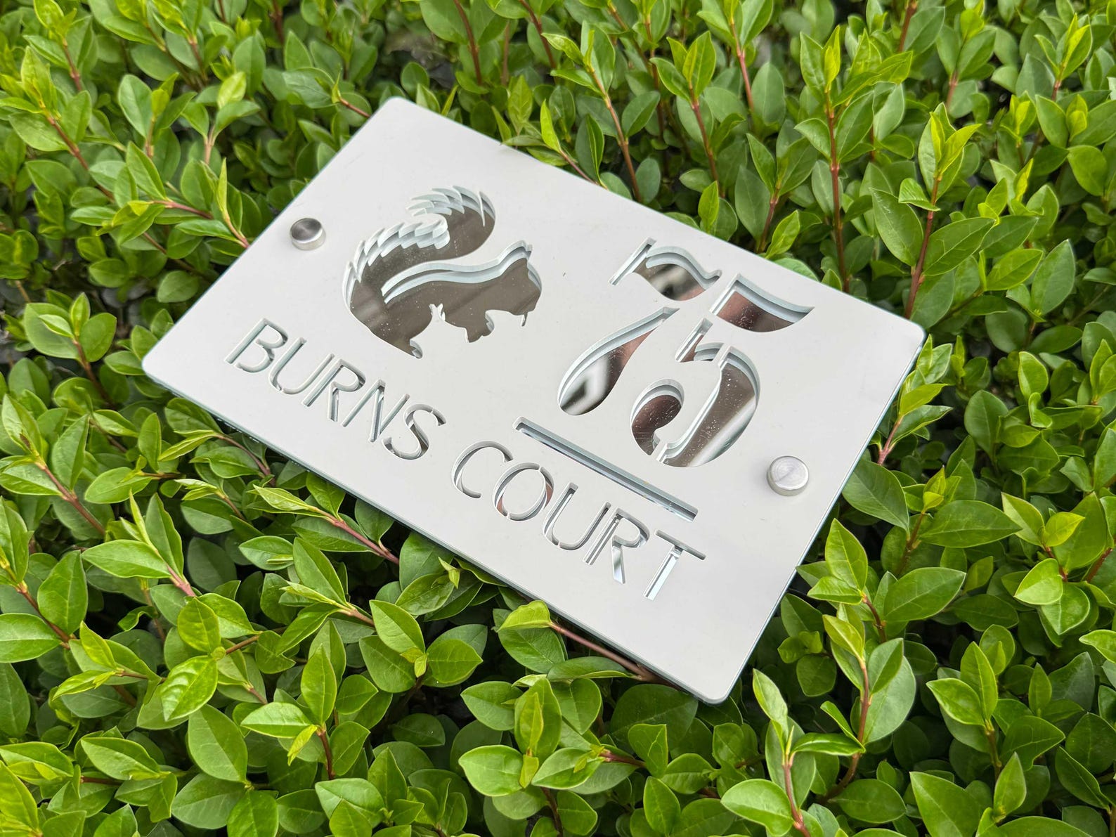 Custom Engraved House Numbers Sign, House Address Sign, Front Door ...