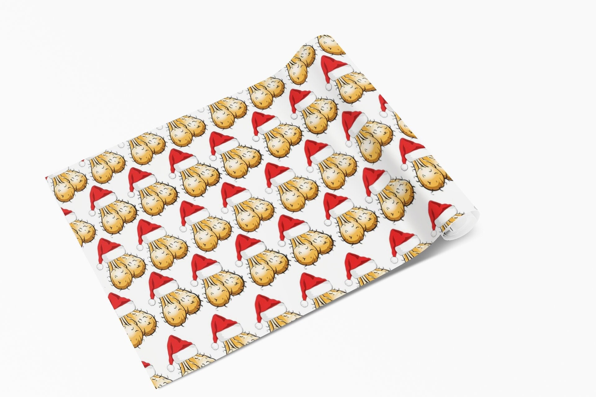 Jingle Balls Wrapping Paper Naughty Christmas Wrapping Paper Dirty ...