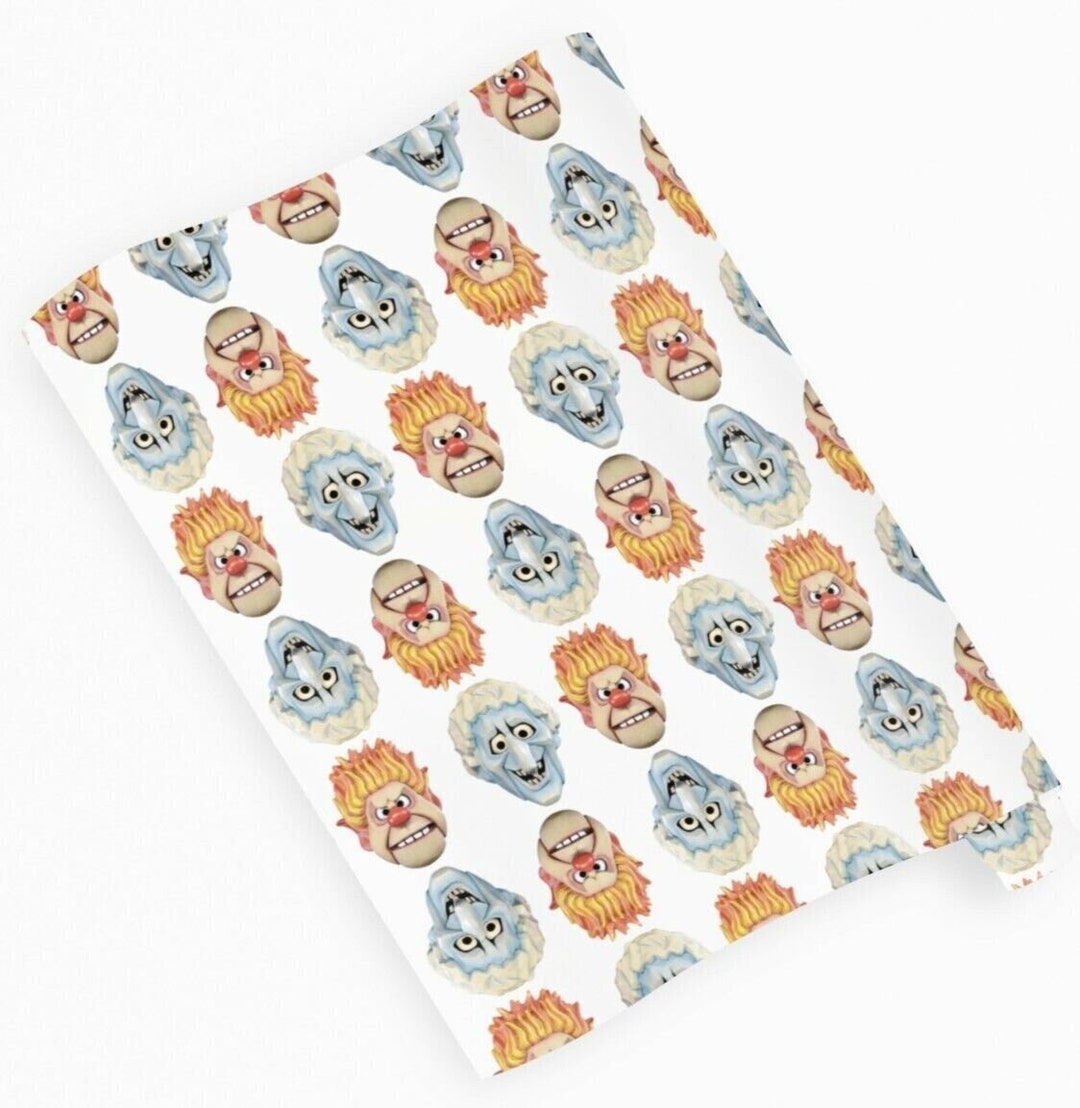 Combo Heat Snow Miser the Year Without a Santa Claus Wrapping Paper - Etsy