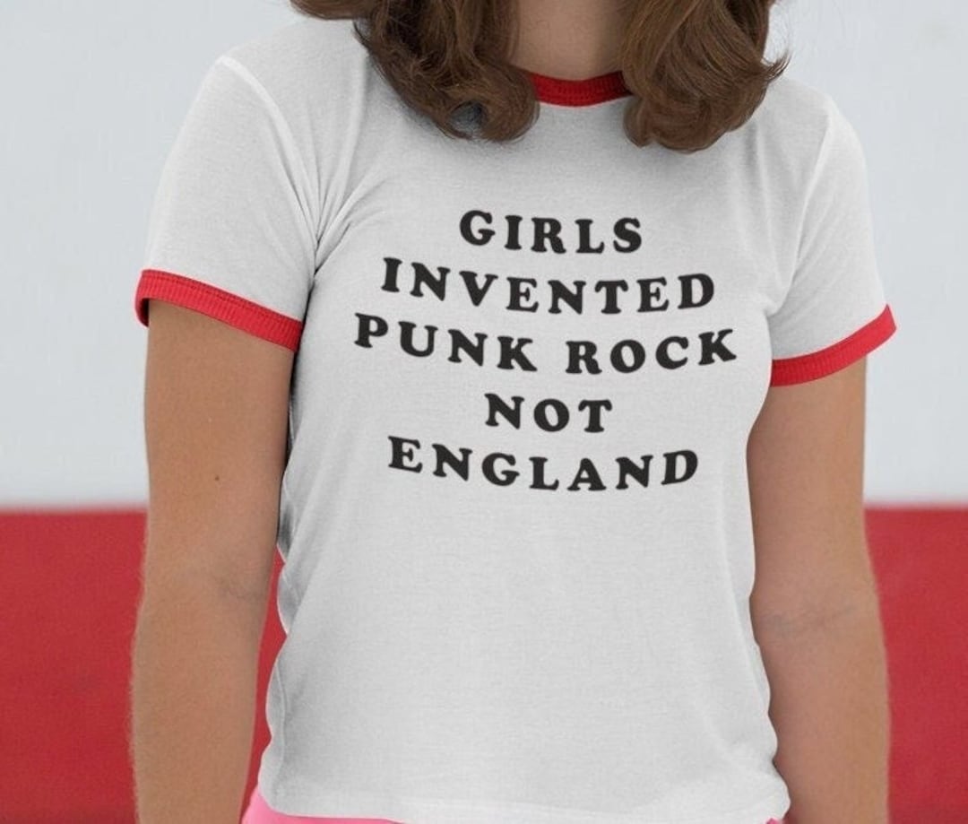 Girls Invented Punk Rock Not England Punk Shirt - Etsy