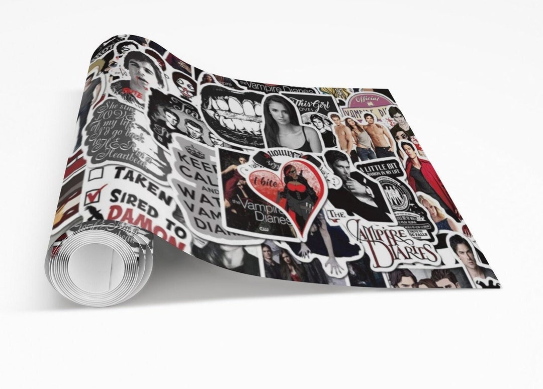 Vampire Diaries Wrapping Paper Custom Wrapping Paper Vampire Diaries ...