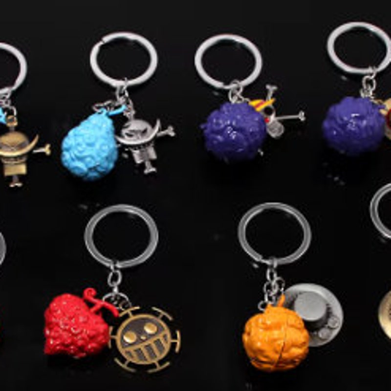Devil Fruit One Piece Keychain - Etsy