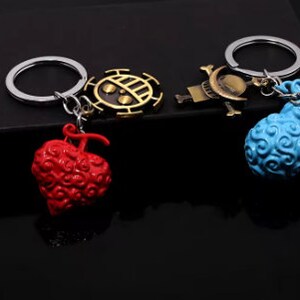 One Piece Custom Devil Fruit and Logo Keychain - Etsy