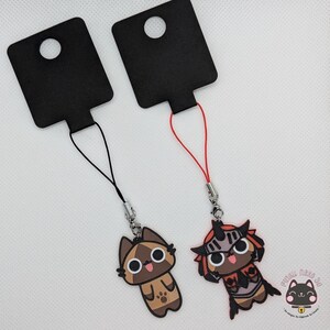Phone Charm Felyne Monster Hunter, Palico Keychain, MH Wilds Game, 3d ...