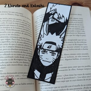 Anime Bookmarks for Book Lovers and Manga Lovers, 3D Design, 3D ...