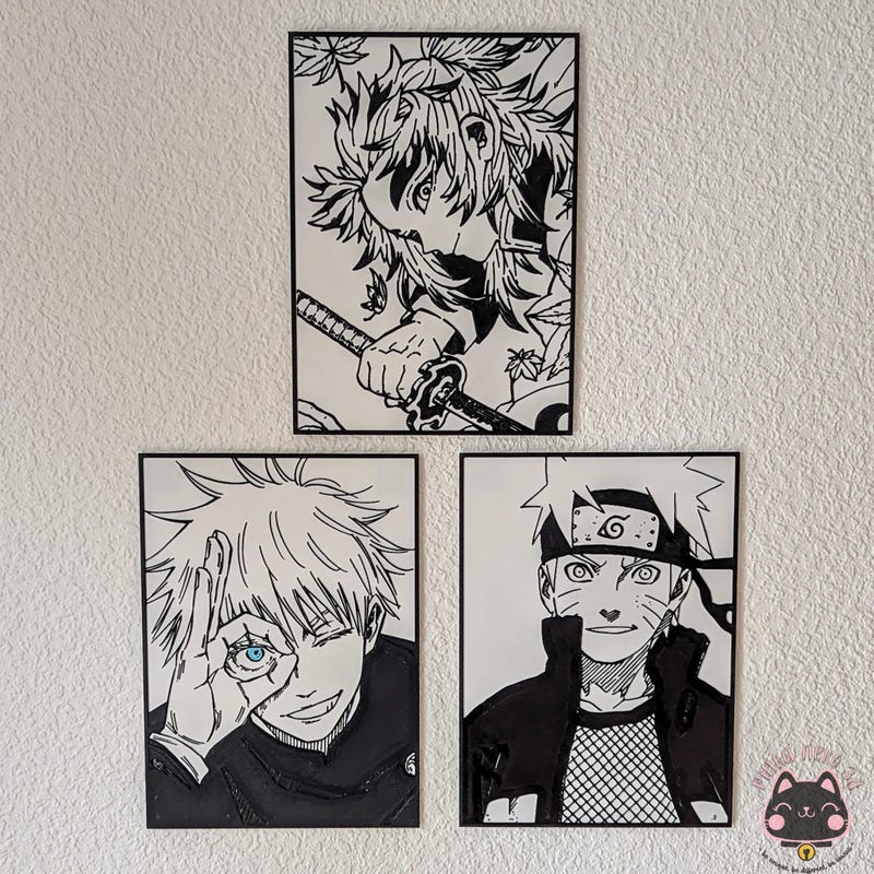 Gojo Satoru Manga Panels - Etsy