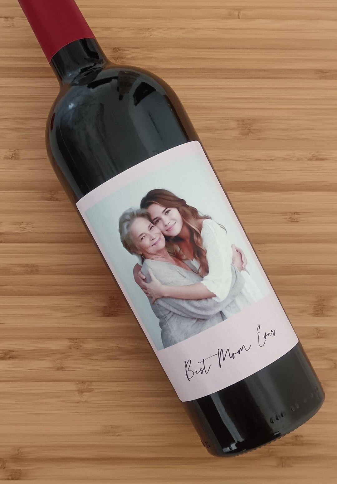 Personalized Mother's Day Wine Label - Personalized Gift for Mom Label ...