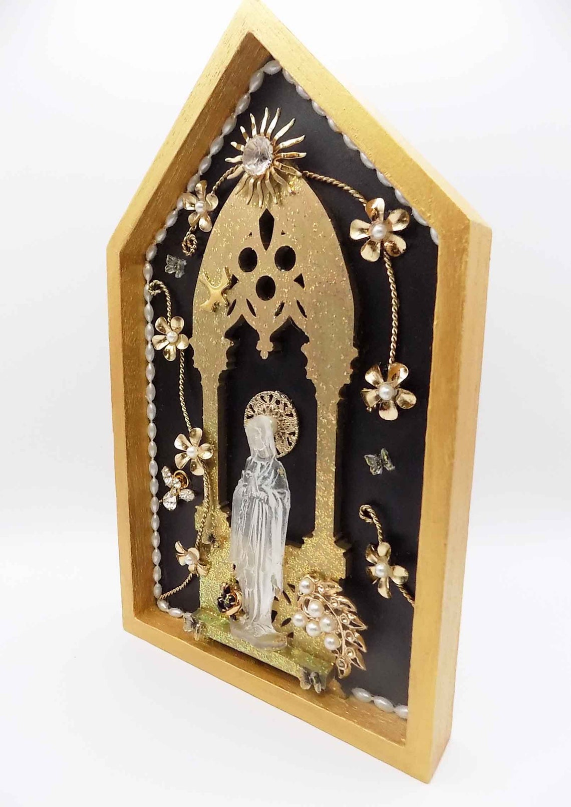 Virgin Mary Shrine, Retablo, Niche, Nicho, Altar Religious Home Decor ...