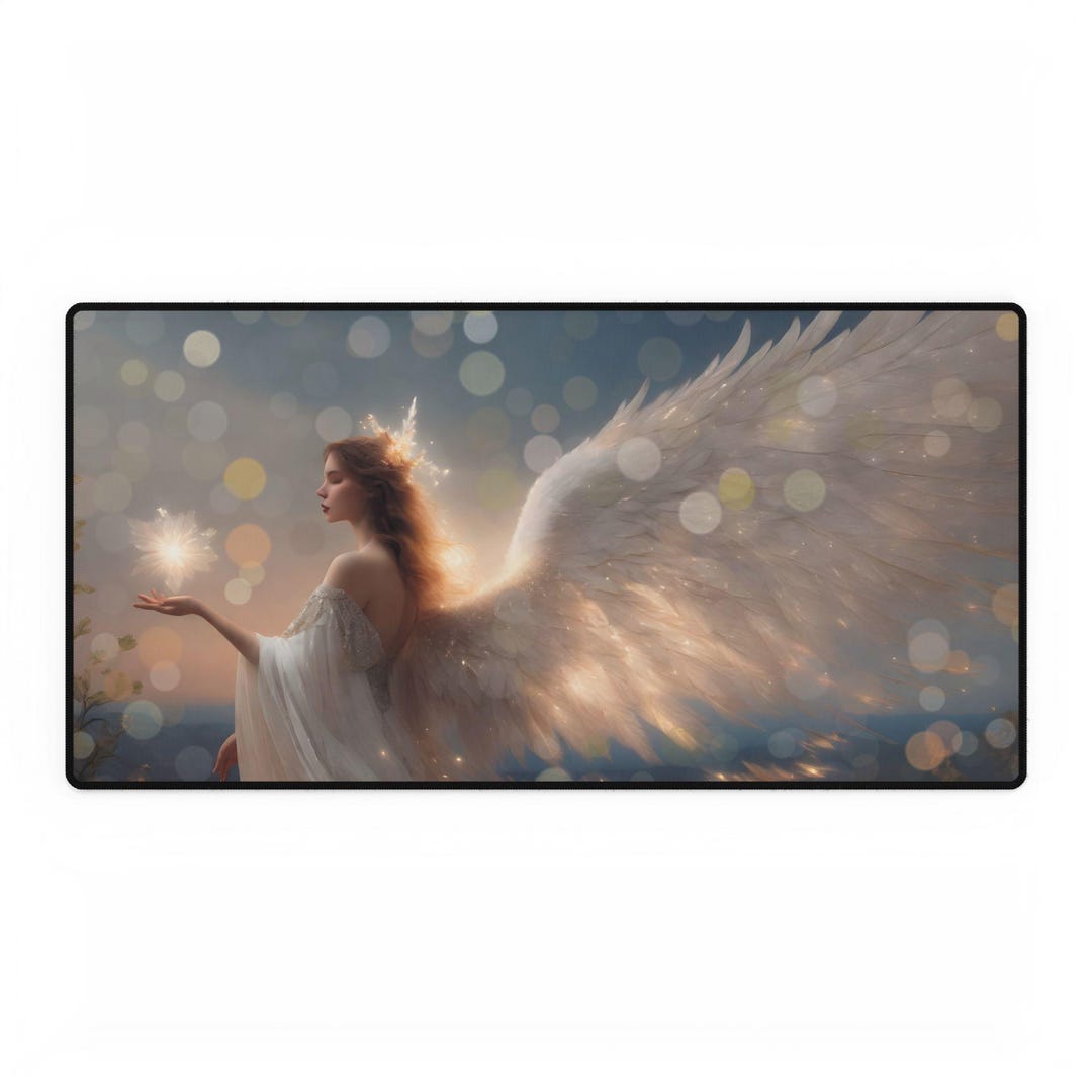 Bokeh Angel Desk Mat Keyboard Mat Desk Accessory Gaming Mouse Pad 2 ...