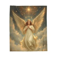 Angel Woven Blanket - Etsy